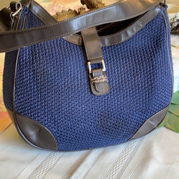 The Sak | Bags | Flash Sale Womens The Sak Navy Blue Woven Shoulder Bag ...